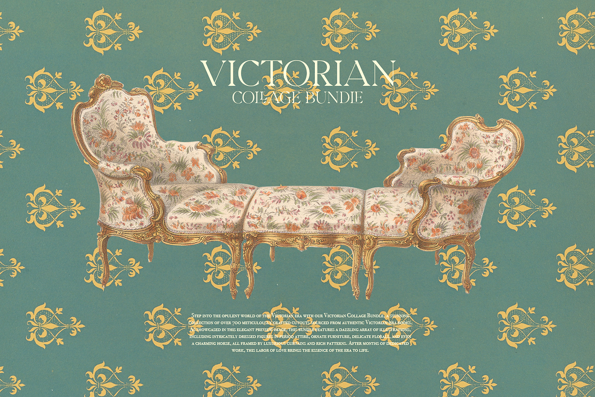 700+ Victorian Collage Bundle, an Object Graphic by Lilithcollageart
