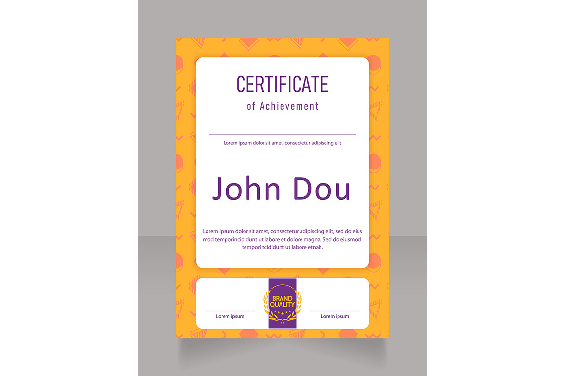 Participant certificate design, a Brochure Template by IMG visuals icons