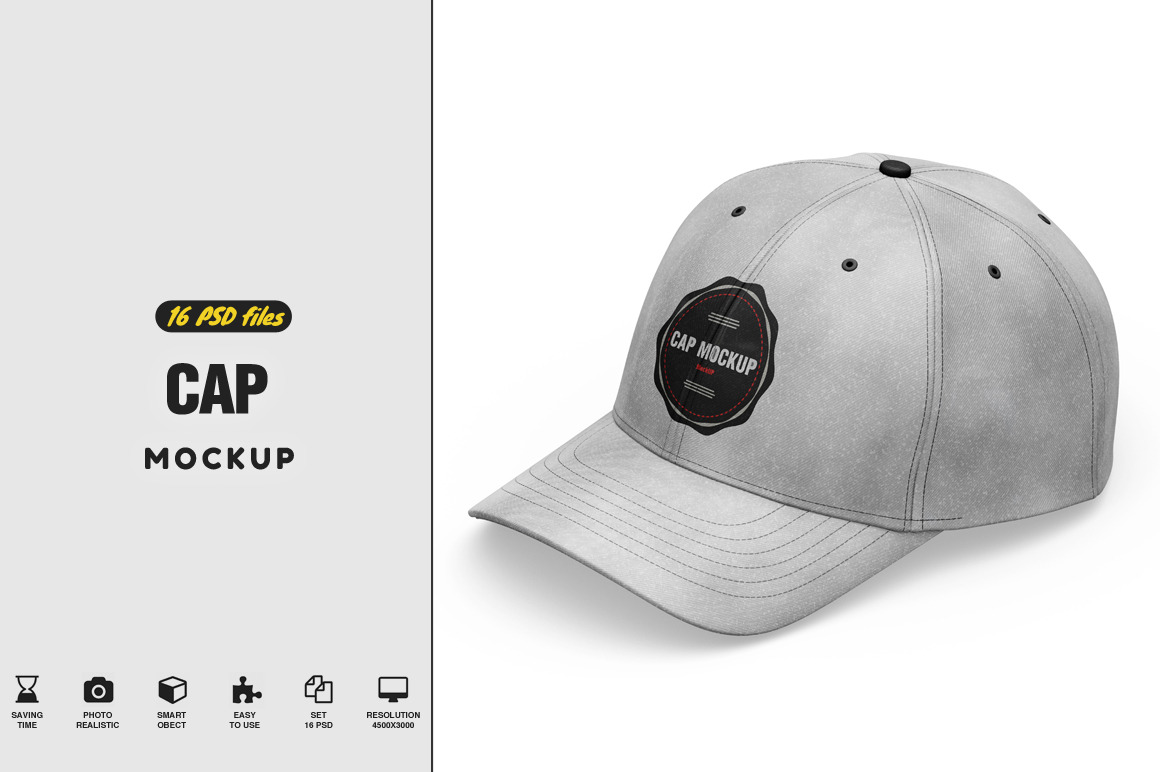Cap Mockup, a Merchandise Mockup by PixelMockup
