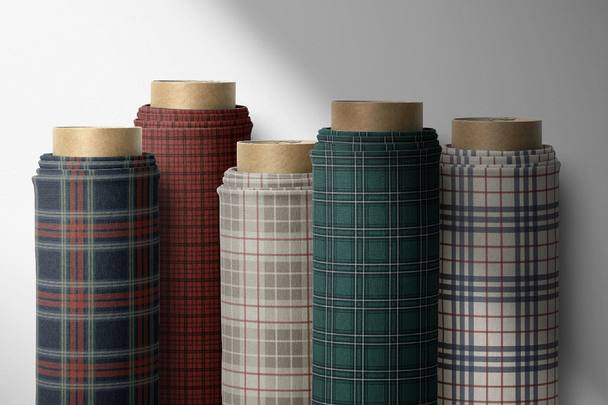 Custom Plaid Bundle Patterns, a Pattern Graphic by Swatch Supply