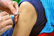 Arm injection, a Health & Medical Photo by Patricia Hofmeester