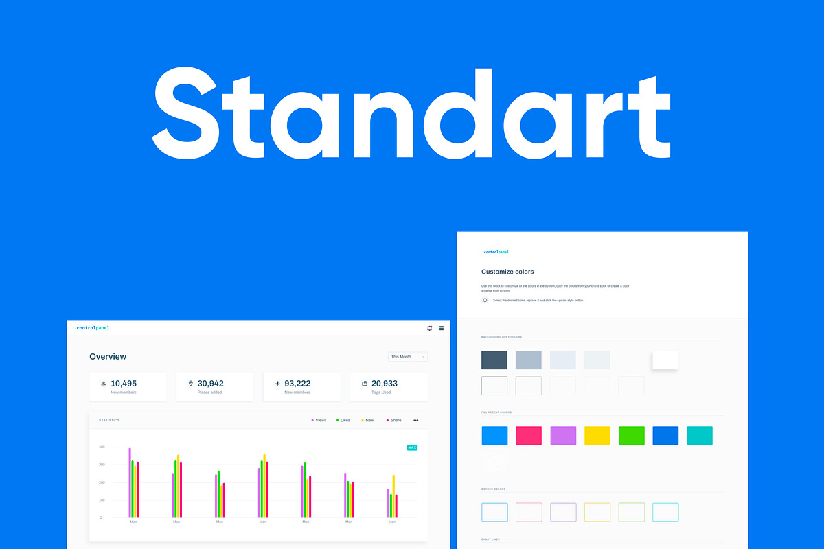 .controlpanel – Design System, an UI Kit Template by ls.graphics
