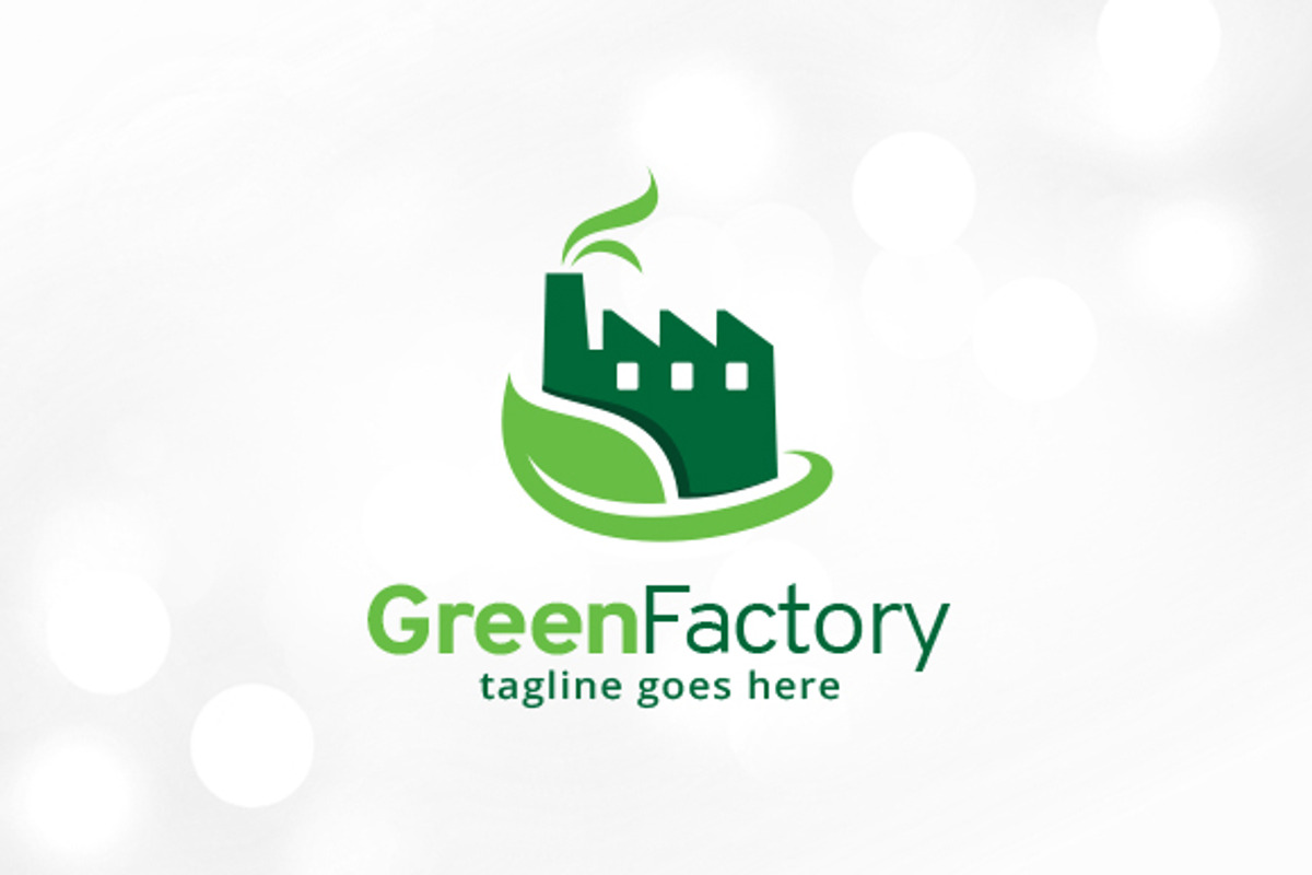 Green Factory Logo Template, a Branding & Logo Template by ...