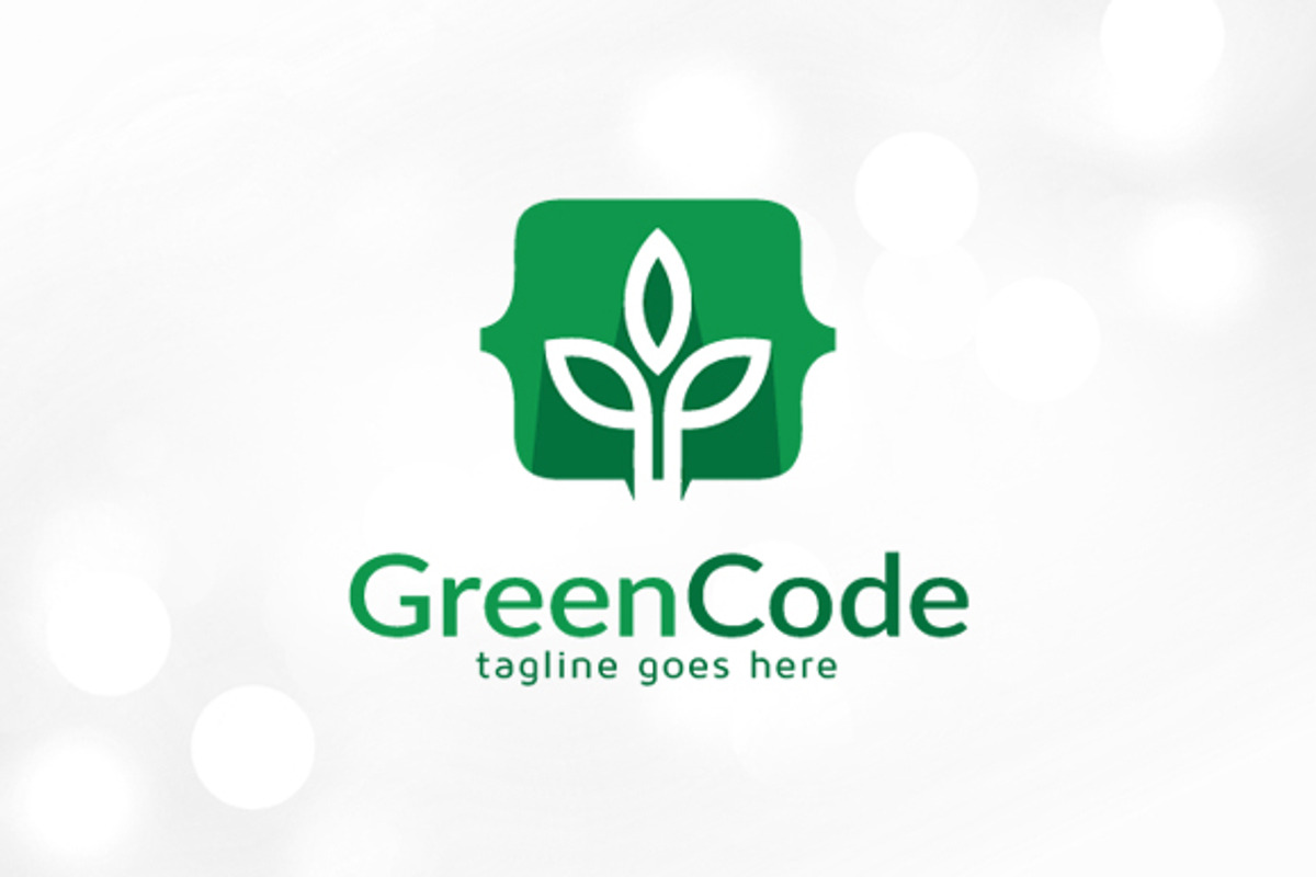Green Code Logo Template, a Branding & Logo Template by gunaonedesign