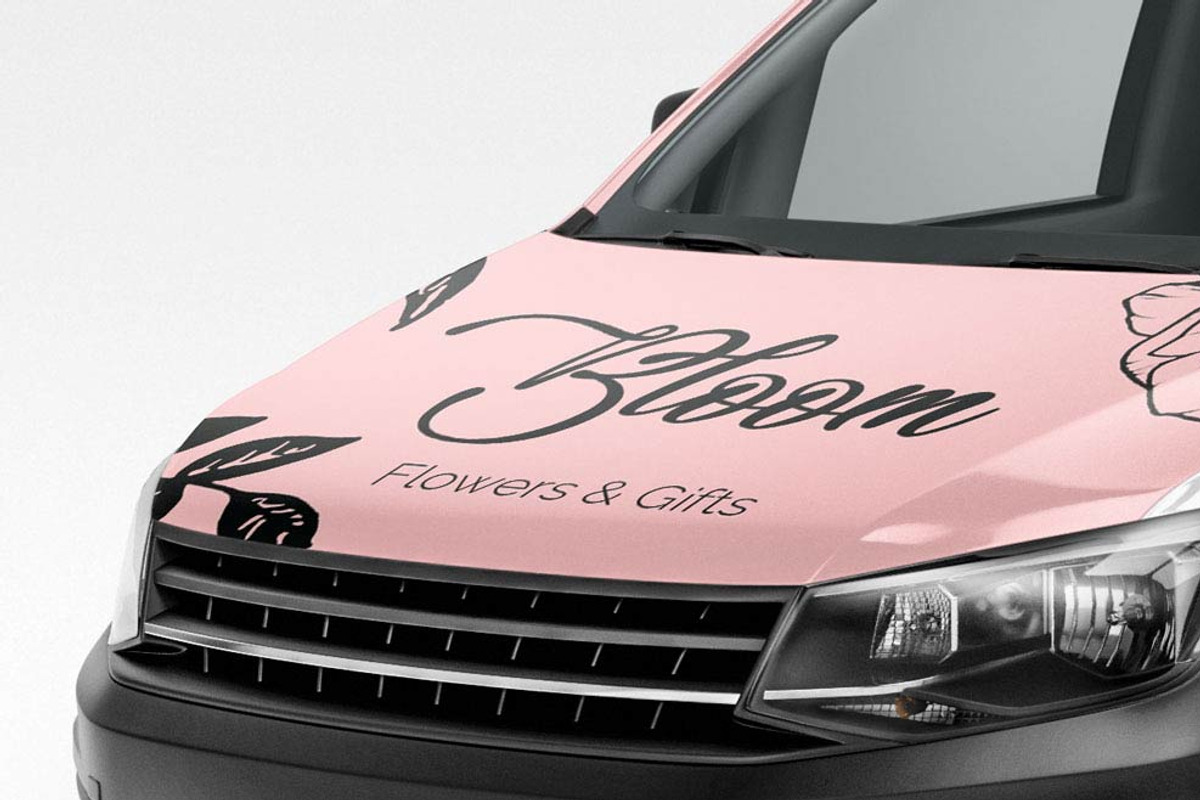"Bloom" Van Vehicle Wrap Graphic to buy