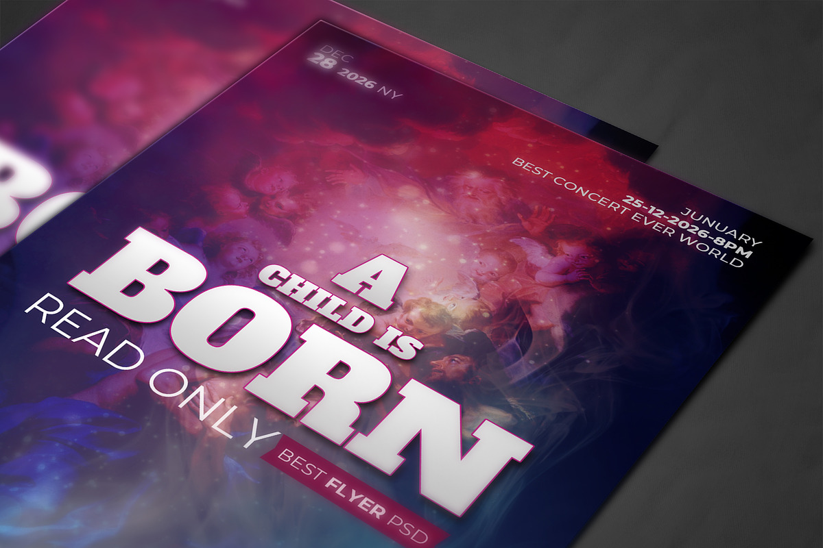 Church Flyer Template Service, Anniv, a Flyer Template by AfzaalGraphics