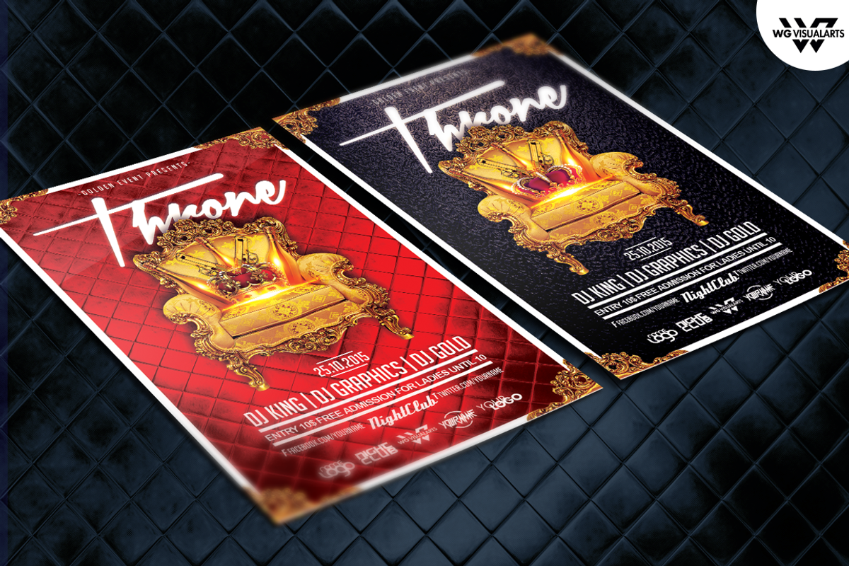KING ROYAL Flyer Template, a Flyer Template by WG DESIGN