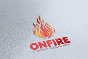 On Fire Logo, a Branding & Logo Template by essegraphic