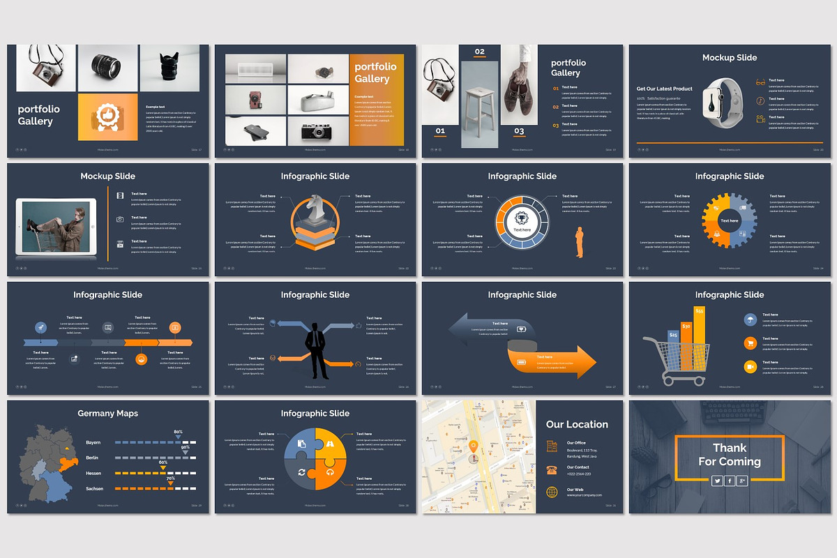 Molex - Powerpoint Template, a Presentation Template by inspirasign