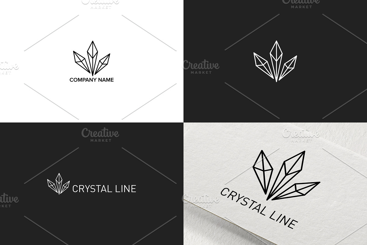 Crystal Logo Design, a Branding & Logo Template by Al-Ghaniy