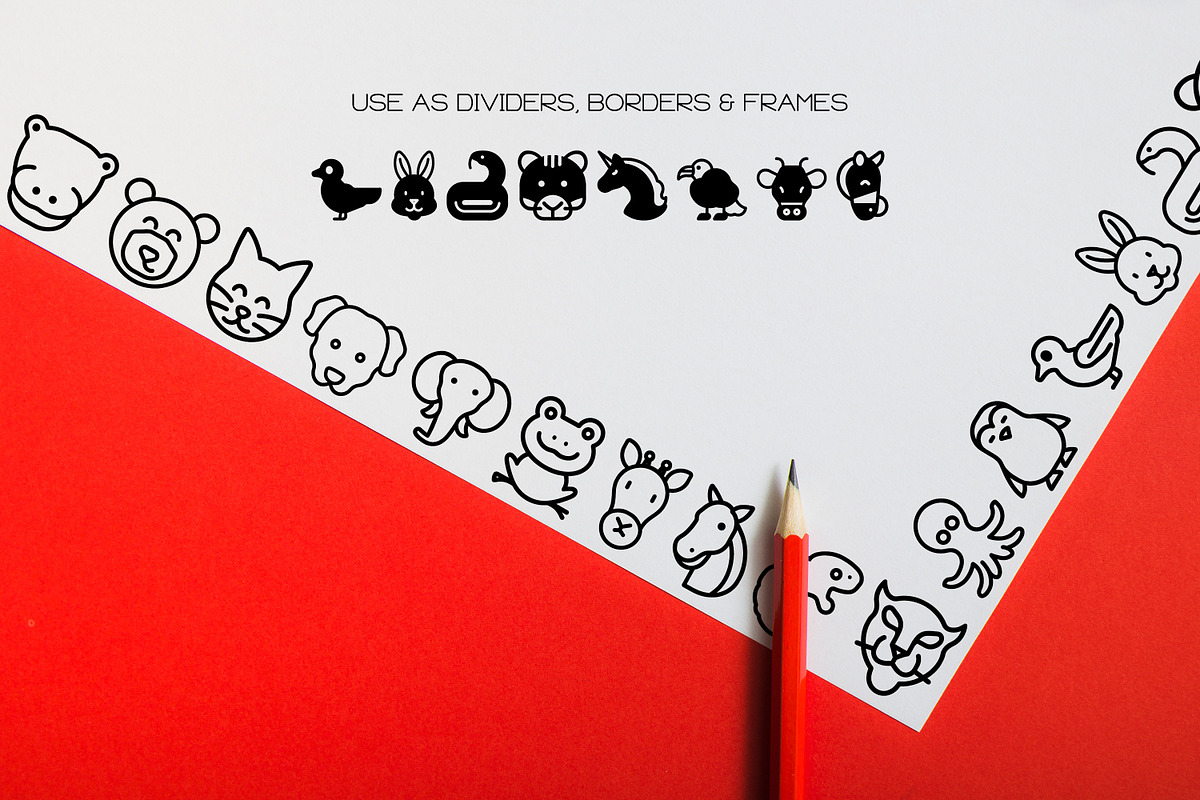 Animal Alphabet - Dingbat Font, a Symbol Font by WADLEN