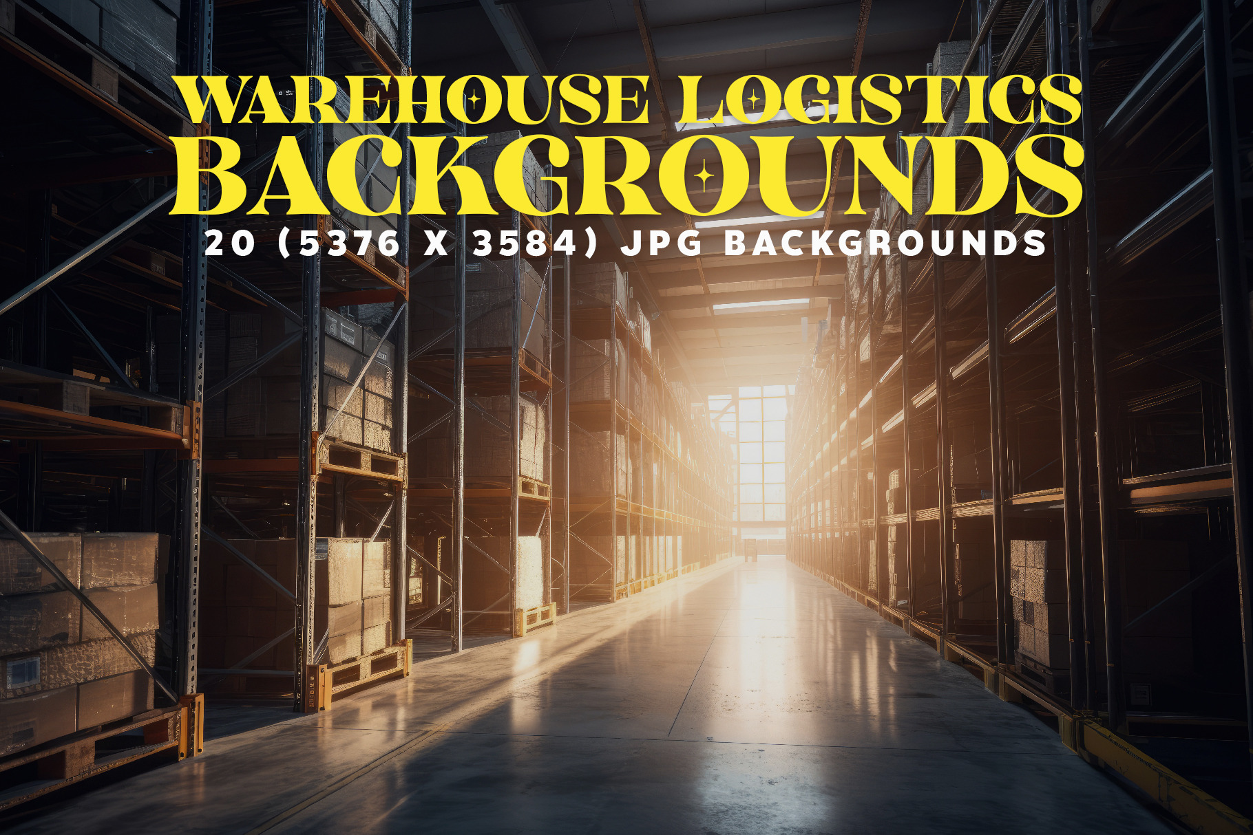 20 Warehouse Logistics Backgrounds, a Background Graphic by HipFonts