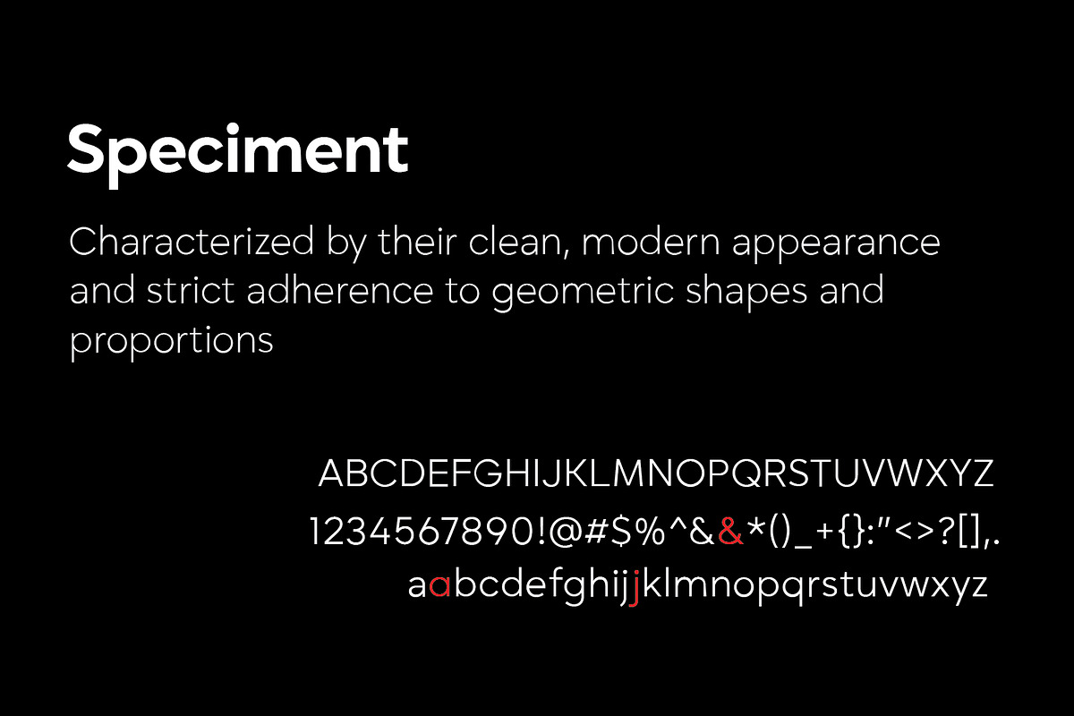 Grift - Geomatric Sans Serif Family