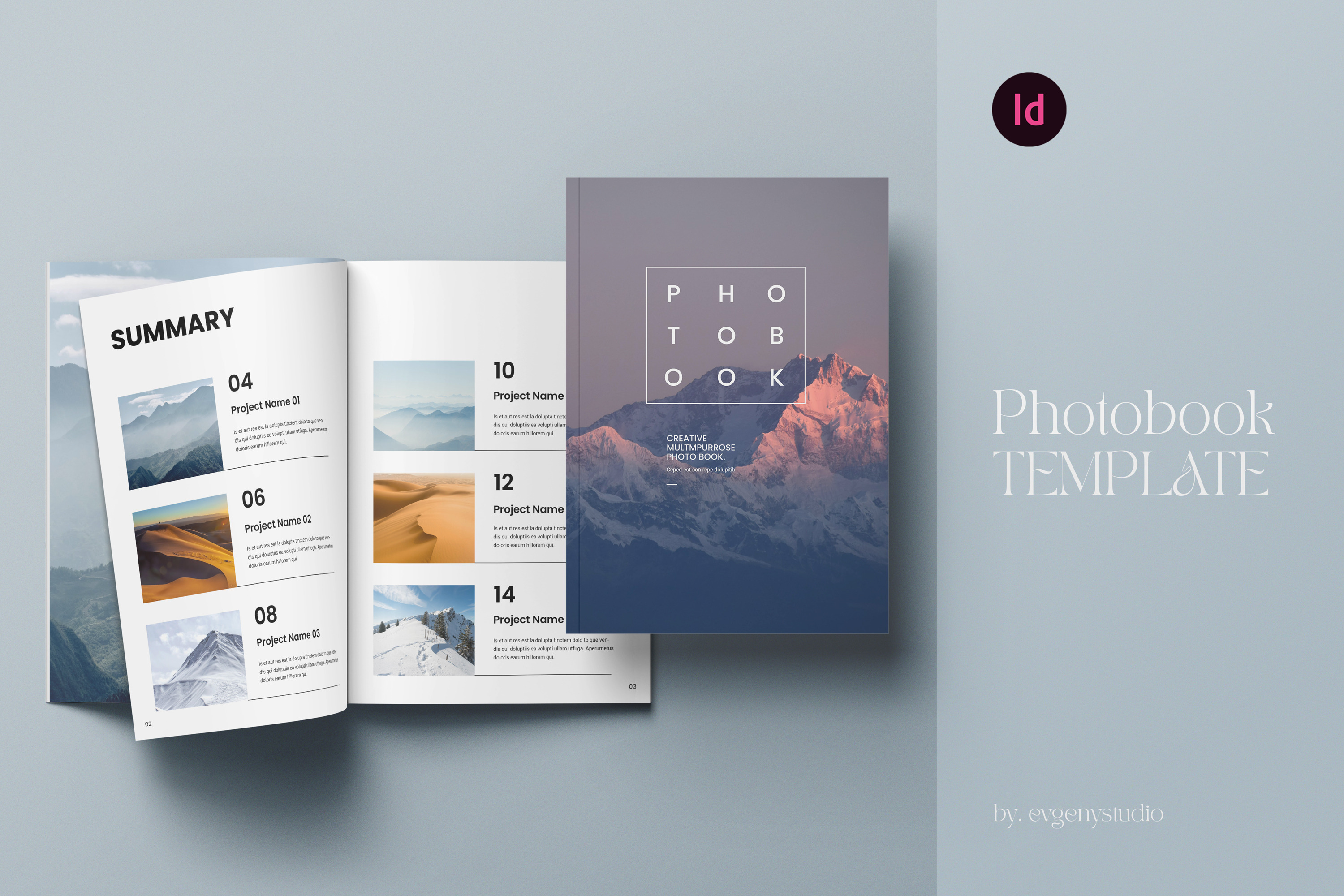 Photobook Album Template, a Templates & Theme by evgenystudio ...