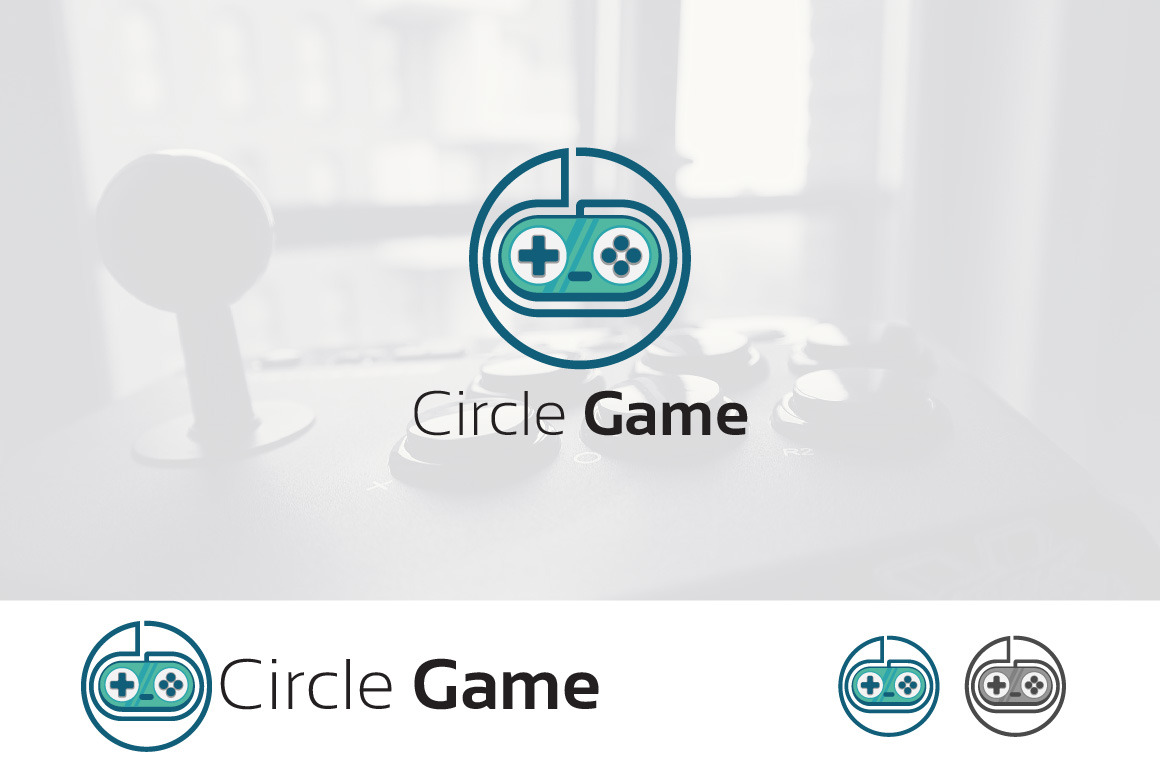 Circle Game Trick Joystick Logo, a Branding & Logo Template by jongcreative