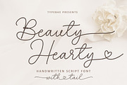 Beauty Hearty - Heart Swashes Font | Creative Market
