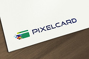 Pixel Card Logo, a Branding & Logo Template by Mauro Bertolino