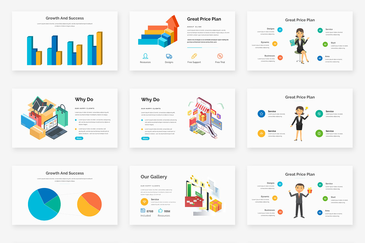 Project Status Powerpoint Bundle, a Presentation Template by One ...