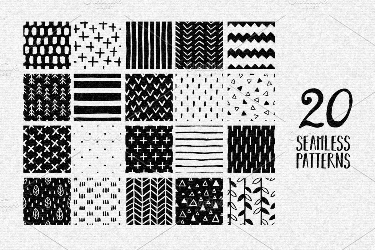 Scandinavian Design Elements Set, a Decorative Illustration by Chelovector