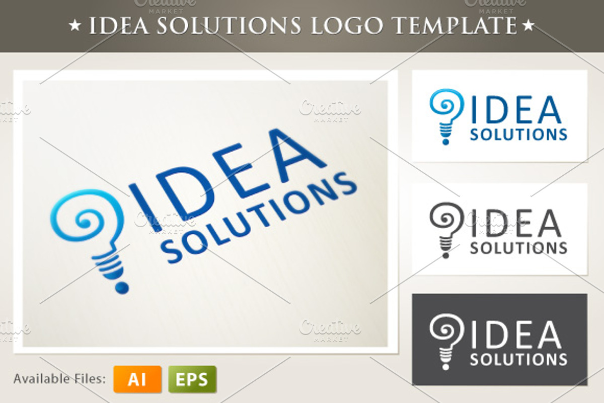 Solutions Logo Template, a Branding & Logo Template by mikailain
