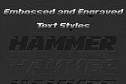 Embossed And Engraved Text Styles, a Layer Style Add-On by Arys Design