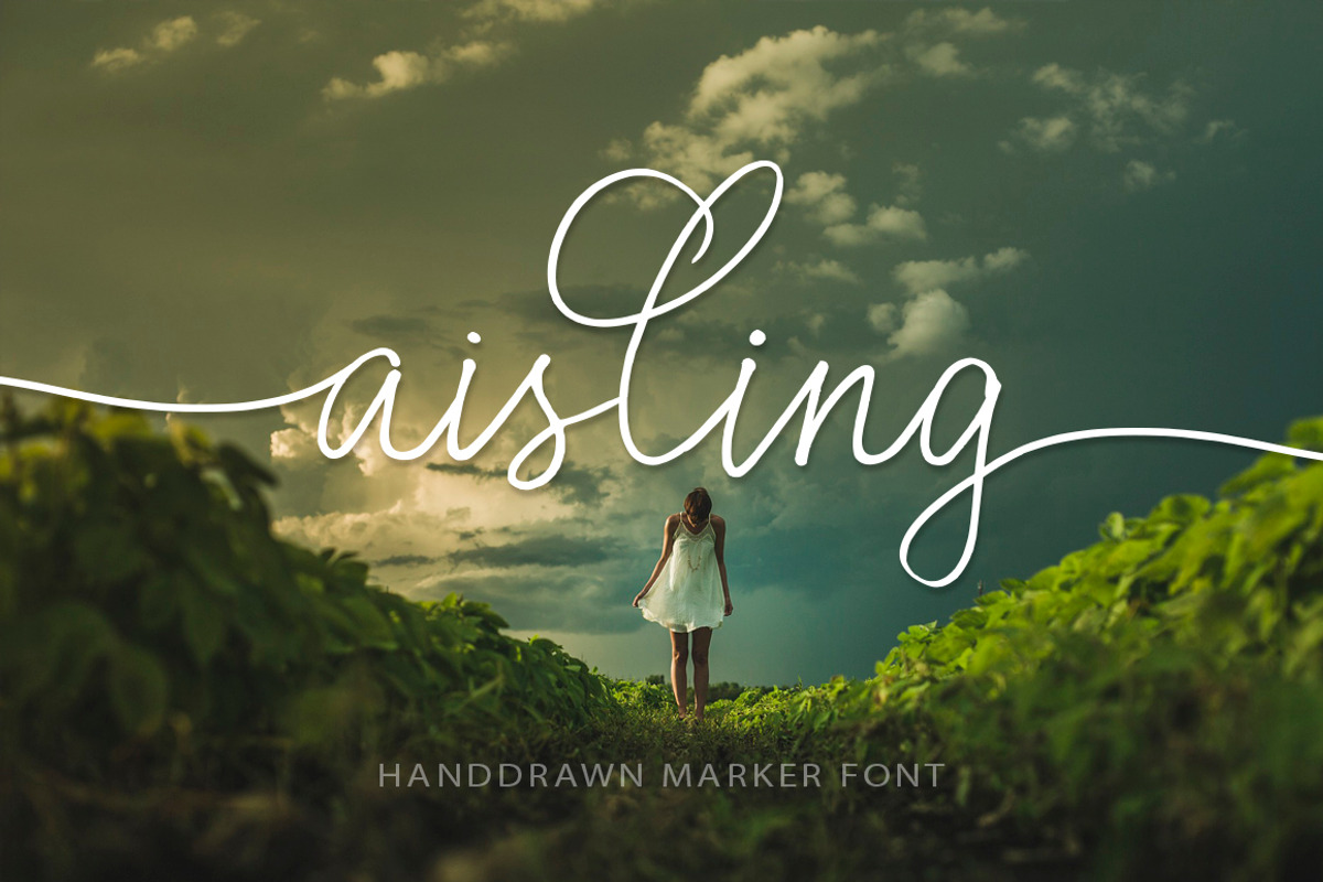 Aisling Font., a Script Font by Red Ink