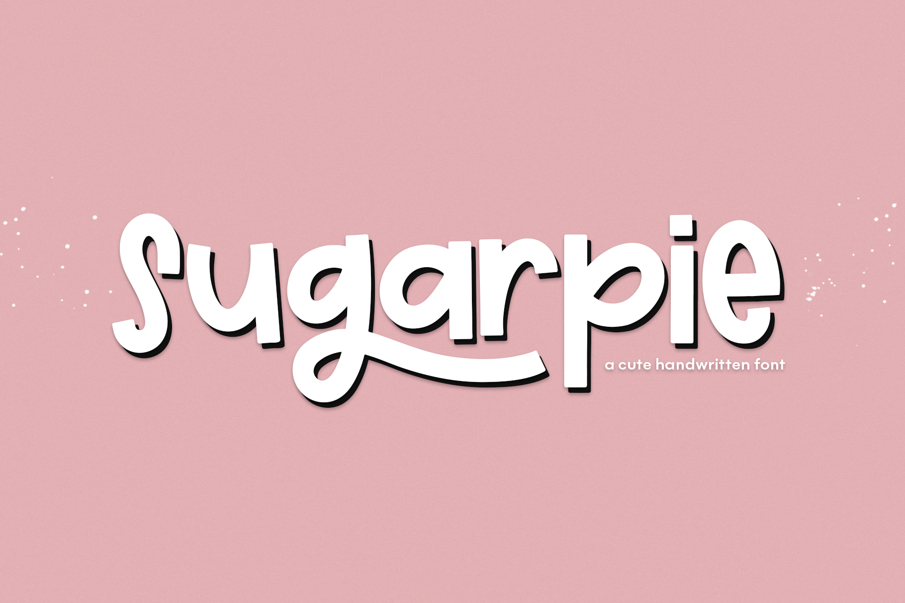 Sugarpie | Cute & Chunky Font, a Script Font by KA Designs