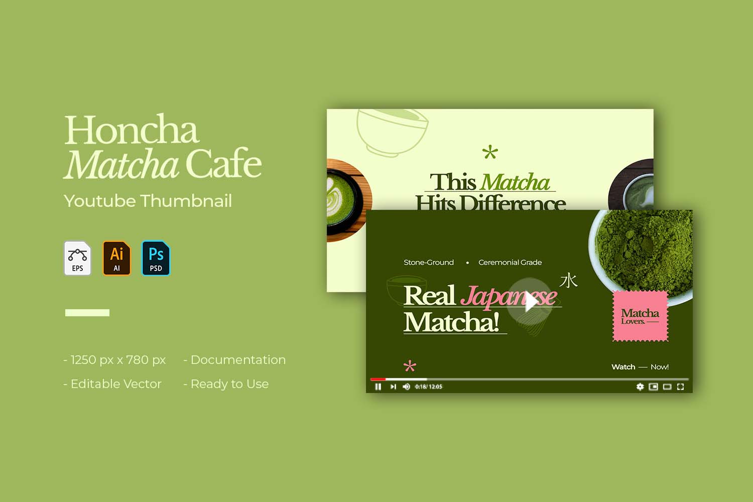 Honcha - Youtube Thumbnail, a Social Media Template by VUNIRA