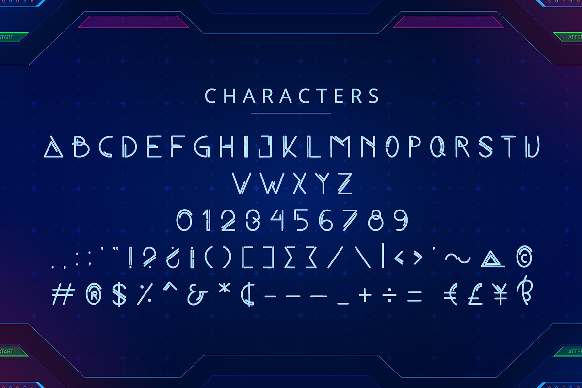 Space Game - Display Font