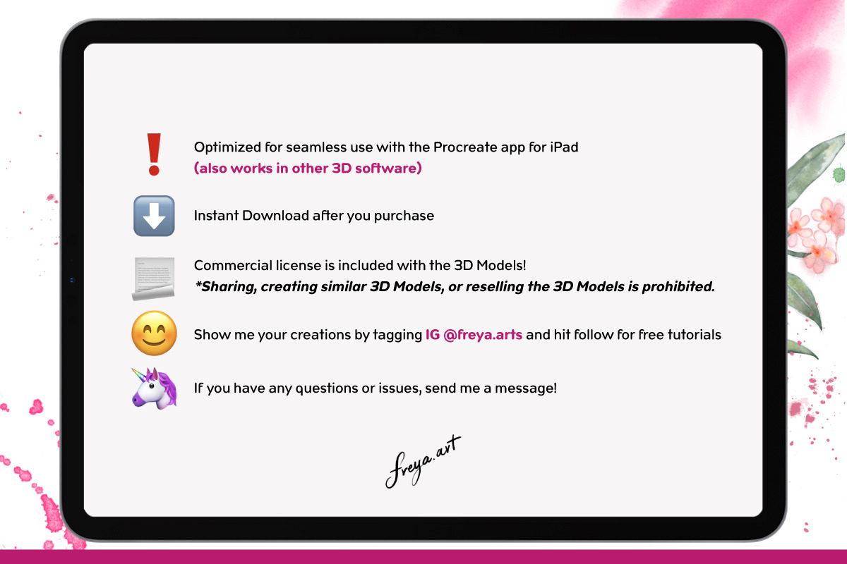 Procreate 3D Models
