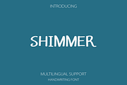 Shimmer a Handwriting Font, a Script Font by Aisyah