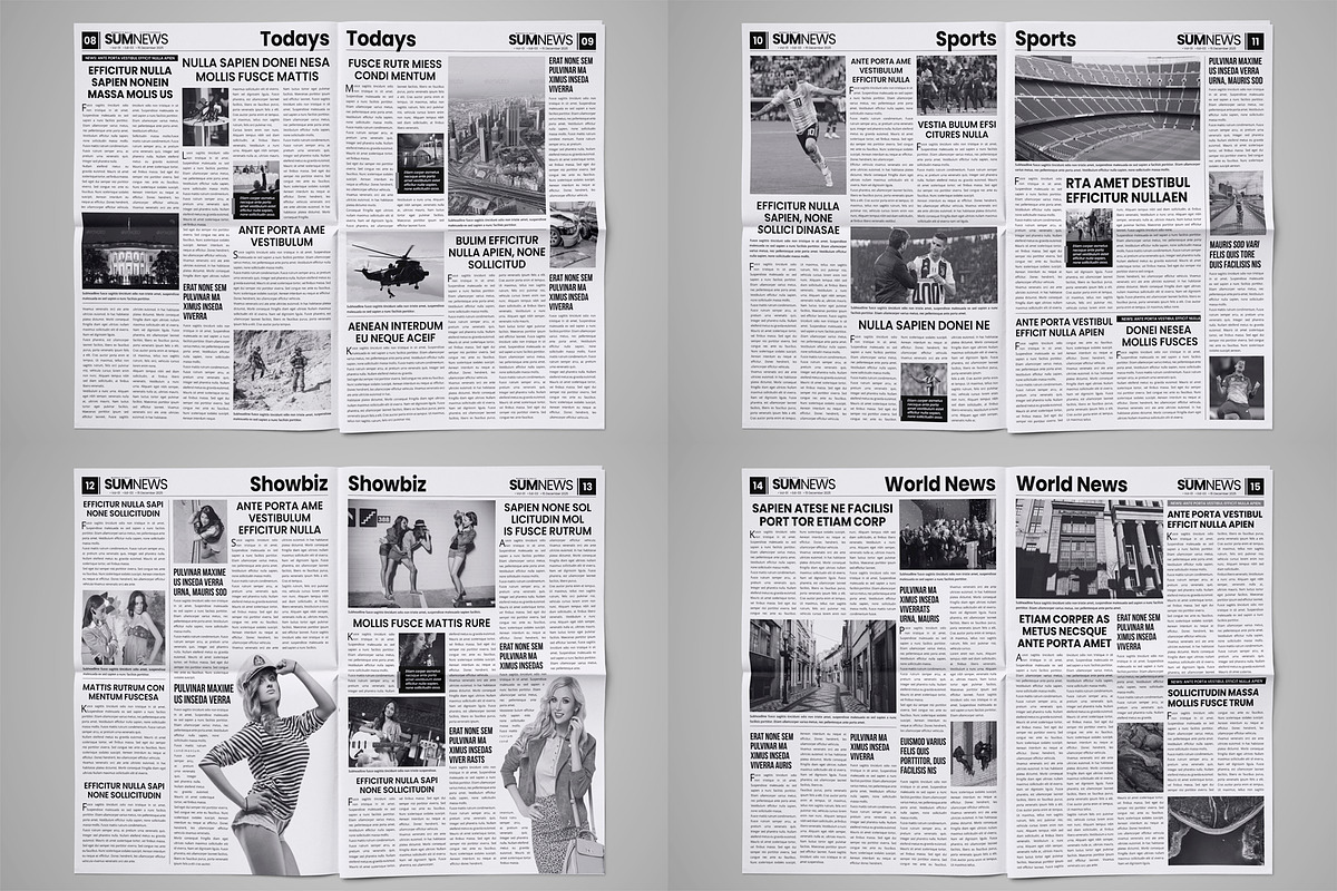 Newspaper Design Bundle