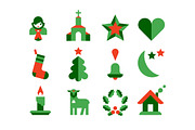 Holy Christmas Icons, an Icon by Maril | Creative Market