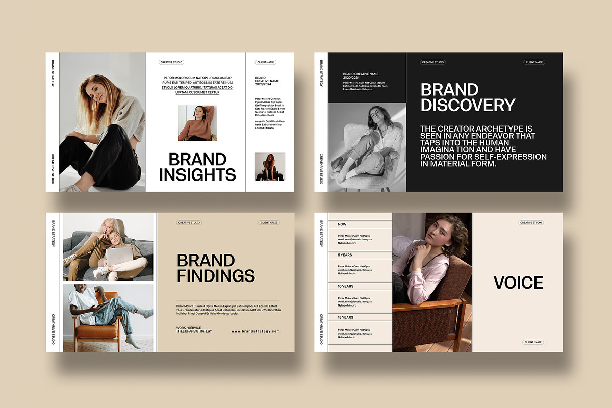 Brand Strategy Framework, a Marketing Template by creathrivestudio