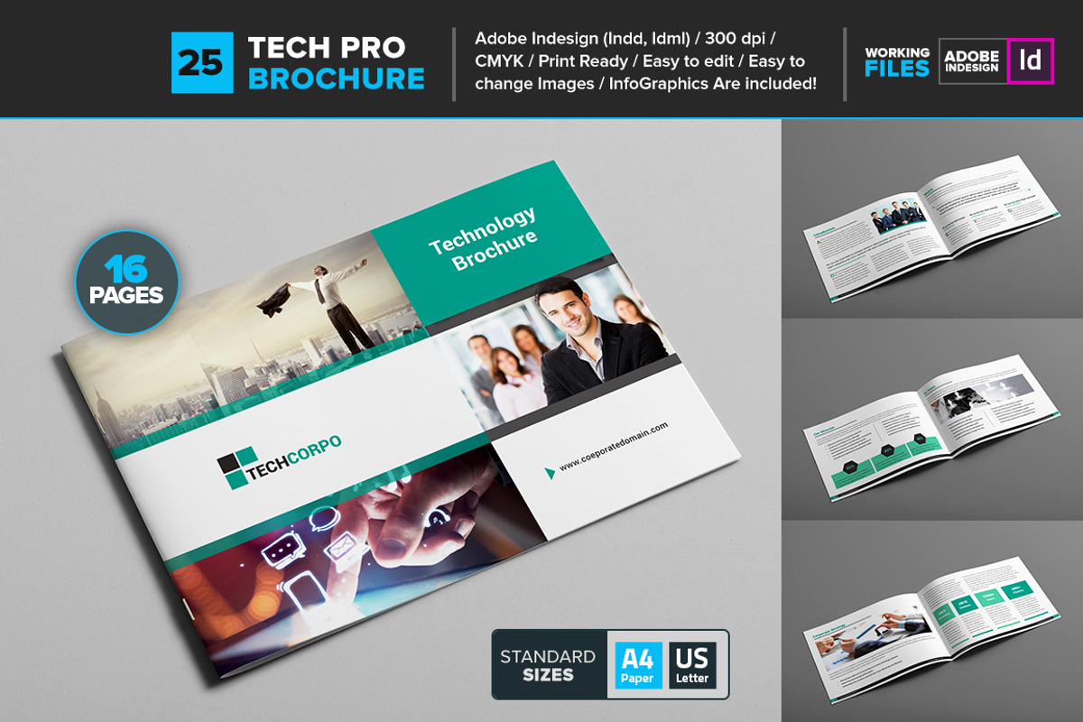 Technology Brochure Template 25, a Brochure Template by Layout Design