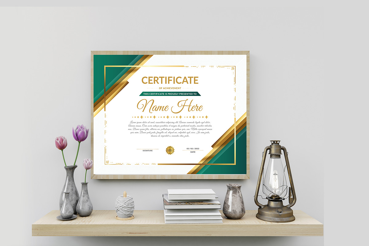 Creative Certificate Design Template, a Stationery Template by MRI STUDIO