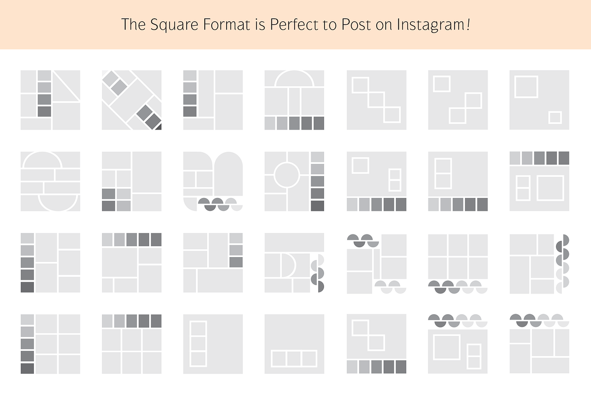 Mood Board Template Square Format, a Product Mockup by Onward Wander Studio