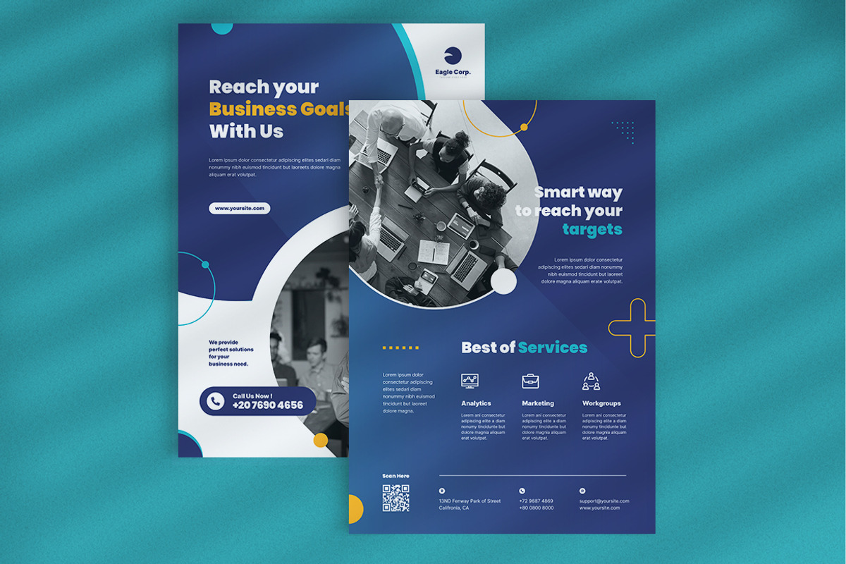 Business Consulting Flyer, a Flyer Template by Rahardi Creative