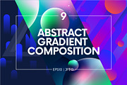 Abstract gradient composition, an Object Illustration by MaximGertsen