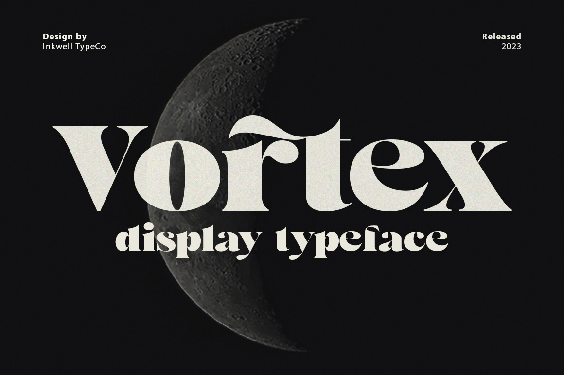 Vortex - Display Typeface, a Serif Font by InkwellTypeCo