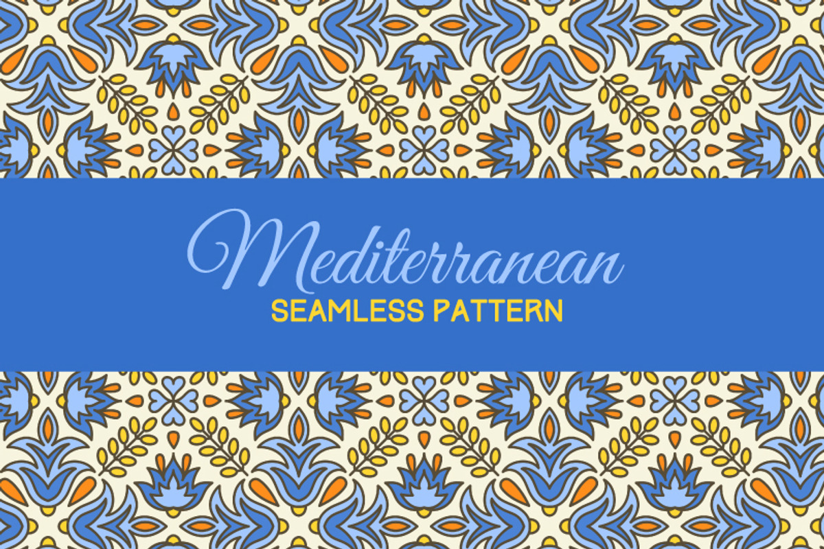 Mediterranean Pattern, a Pattern Graphic by kotoffei