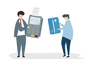 Illustration of payment avatar, a Finance Illustration by rawpixel