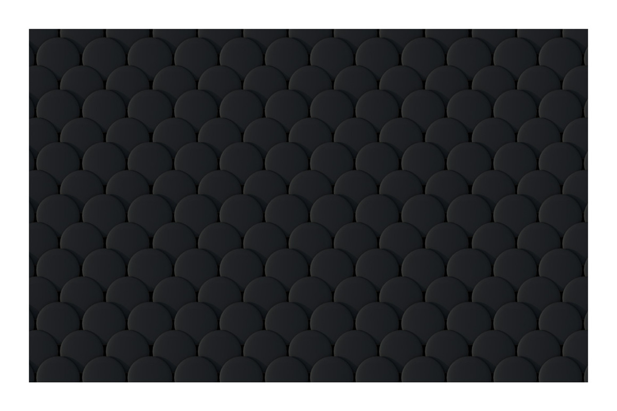 3D Patterns Matte Black Edition, a Pattern Graphic by DesignerCandies