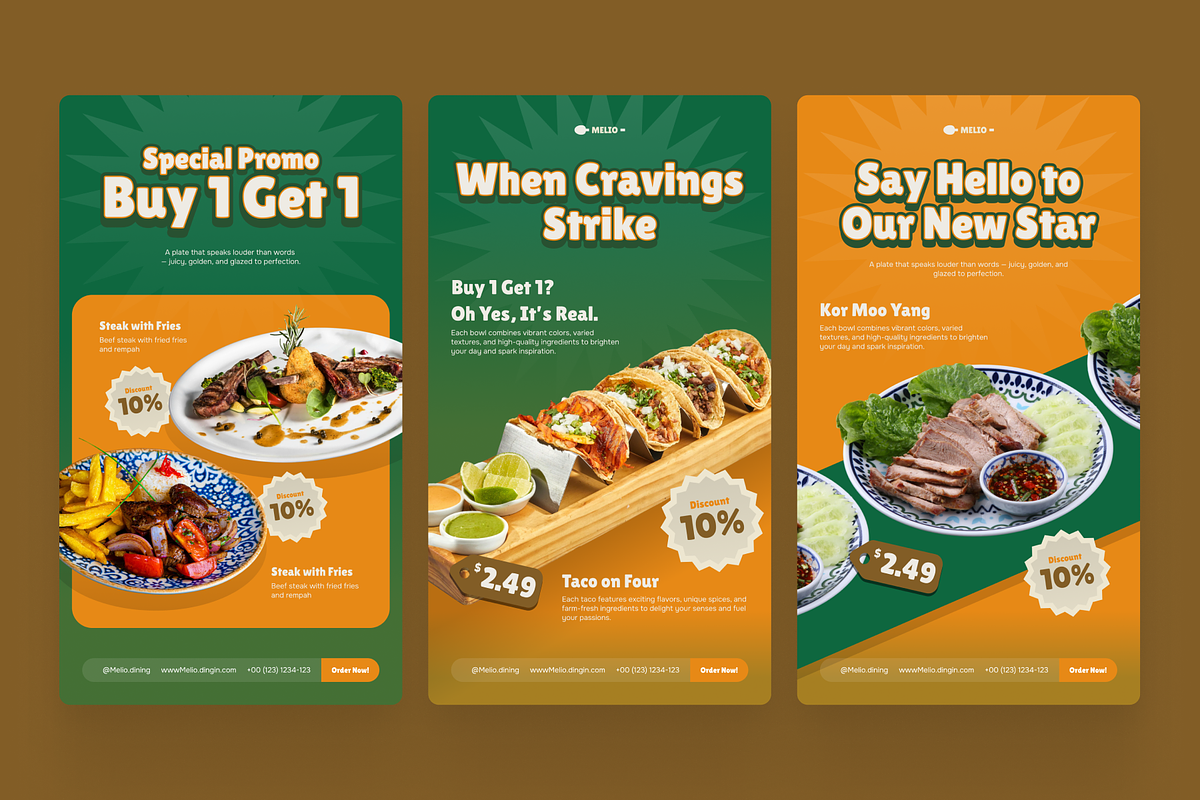 Malio - Food Promotion Social Media, a Social Media Template by SLAB ...