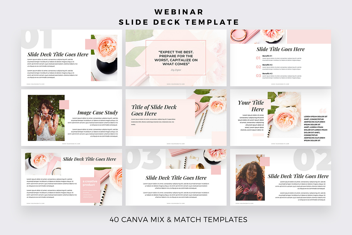 Boss Lady Complete Template Set Canva