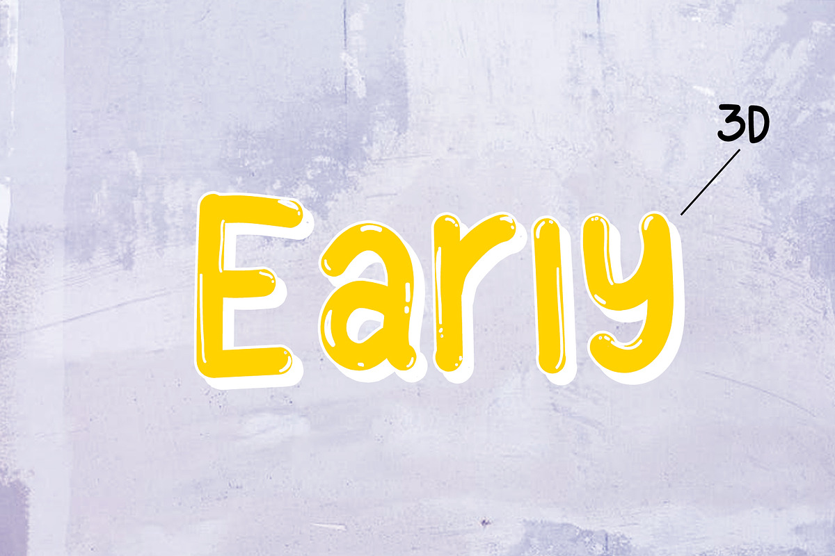 Early - Display Font