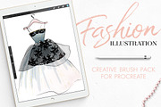 Procreate Fashion Illustration Set, a Brush Add-On by Wonderbox Creative