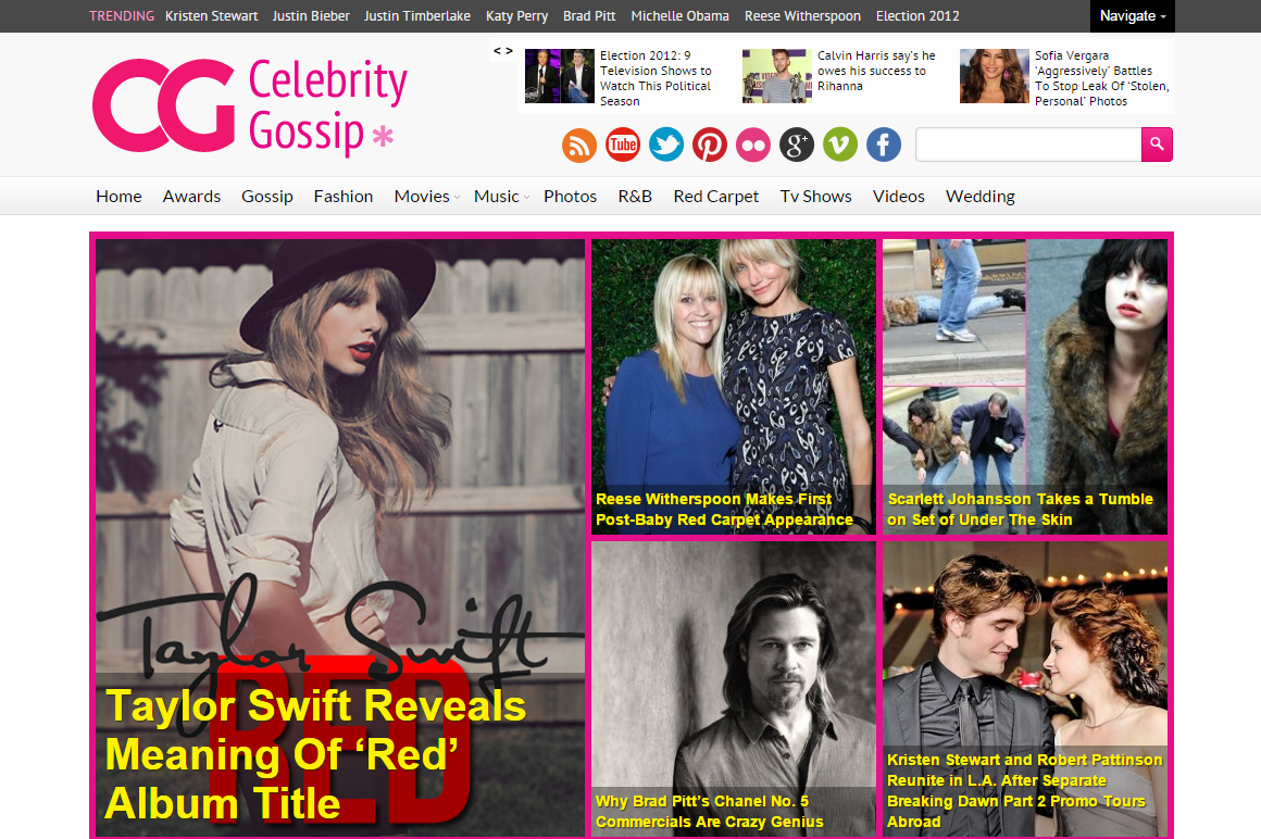 CelebrityGossip Entertainment Theme, a WordPress Template by Magazine3