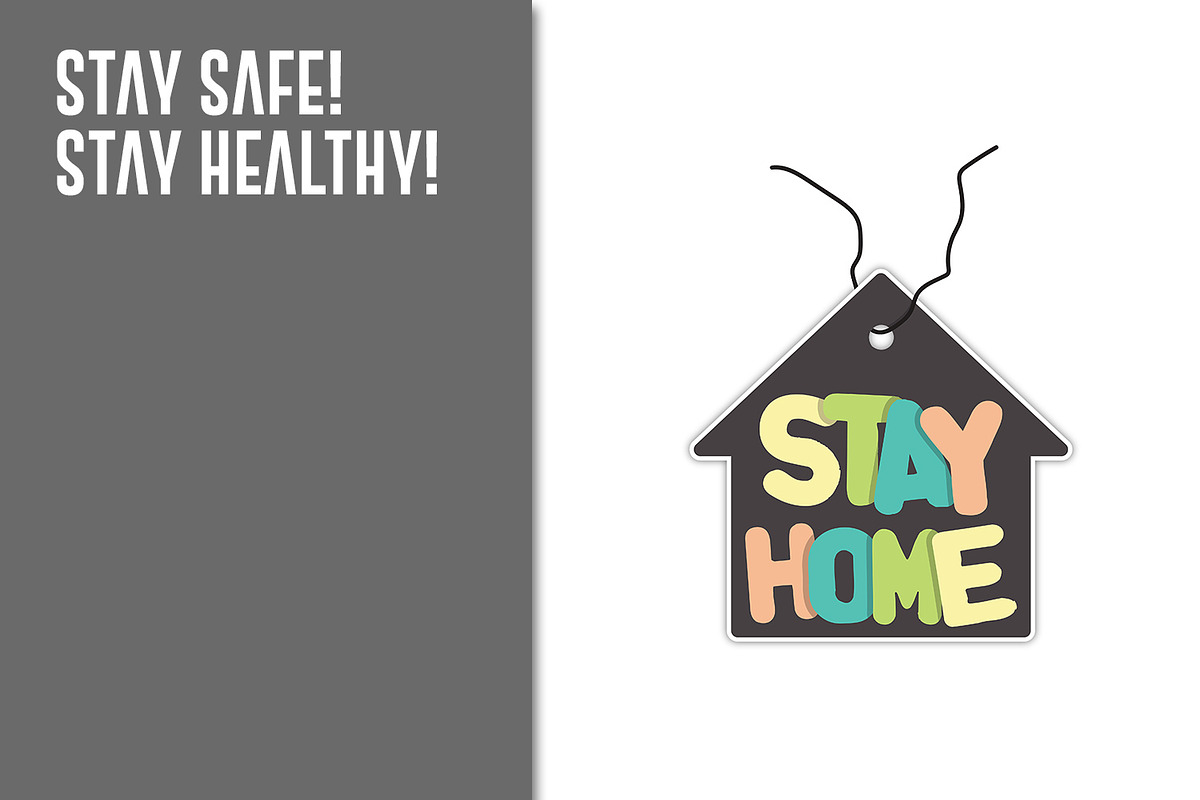 Stay Safe Color Art_PNG & JPEG file, an Object Graphic by Creative ...