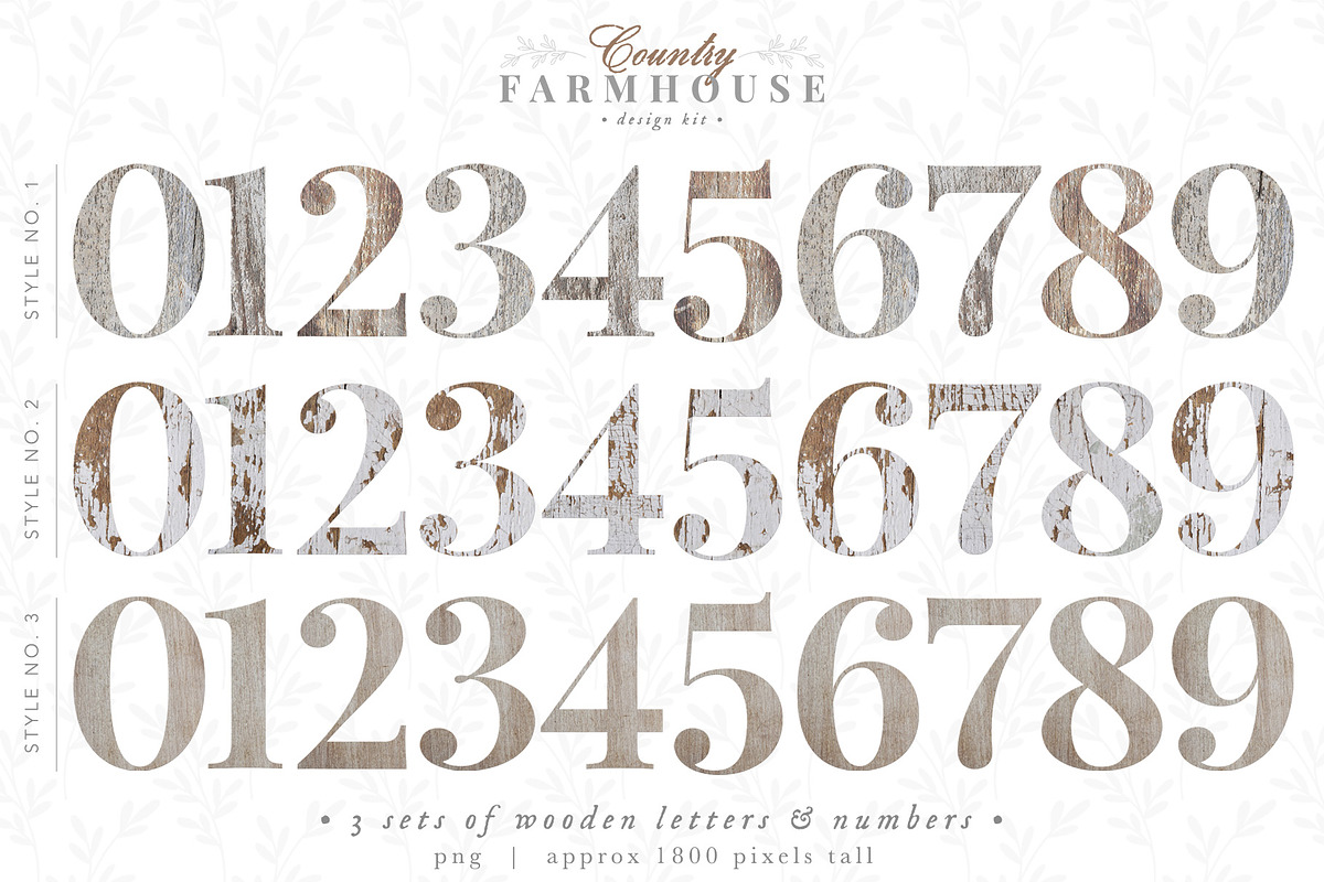Country Farmhouse Design Kit, a Graphic by Eclectic Anthology